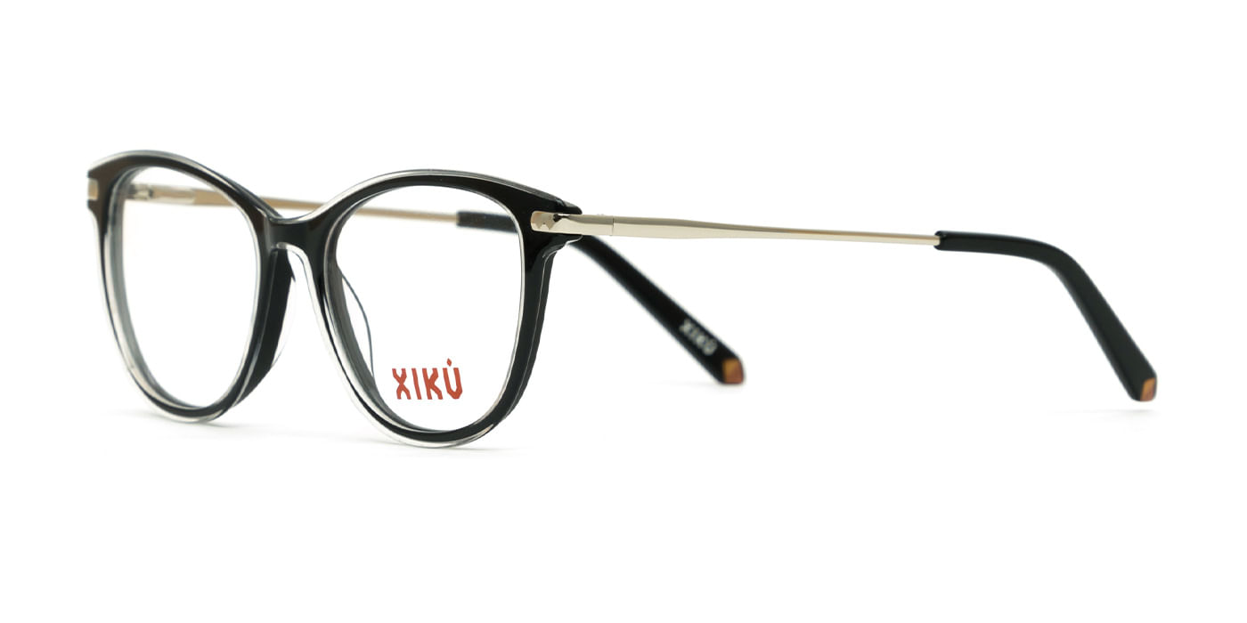 Lentes Oftálmicos Para Mujer Xikú Casual Xk2001 Negro - Devlyn